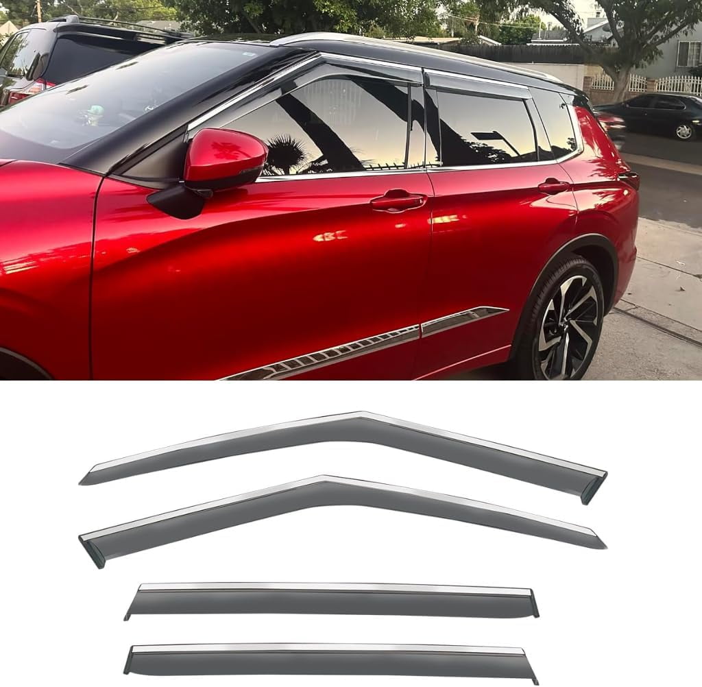 Compatible with Mitsubishi Outlander 2022 2023 2024 Rain Guard Window ...