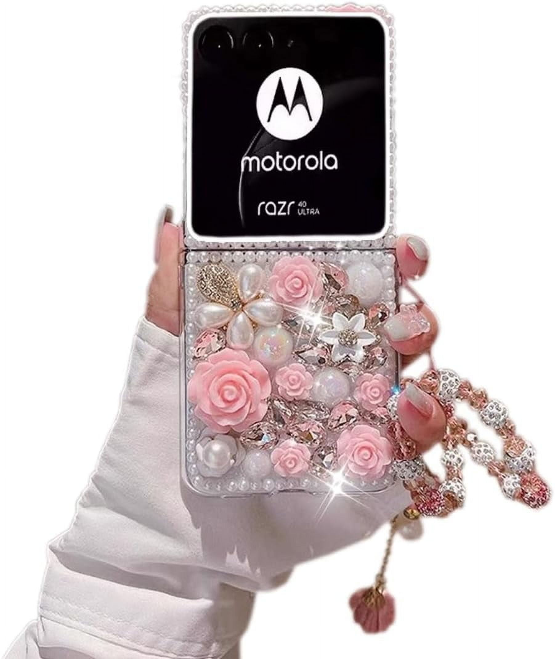 Compatible with Moto Razr 50 Ultra,Moto Razr Plus 2024 Case, Luxury ...