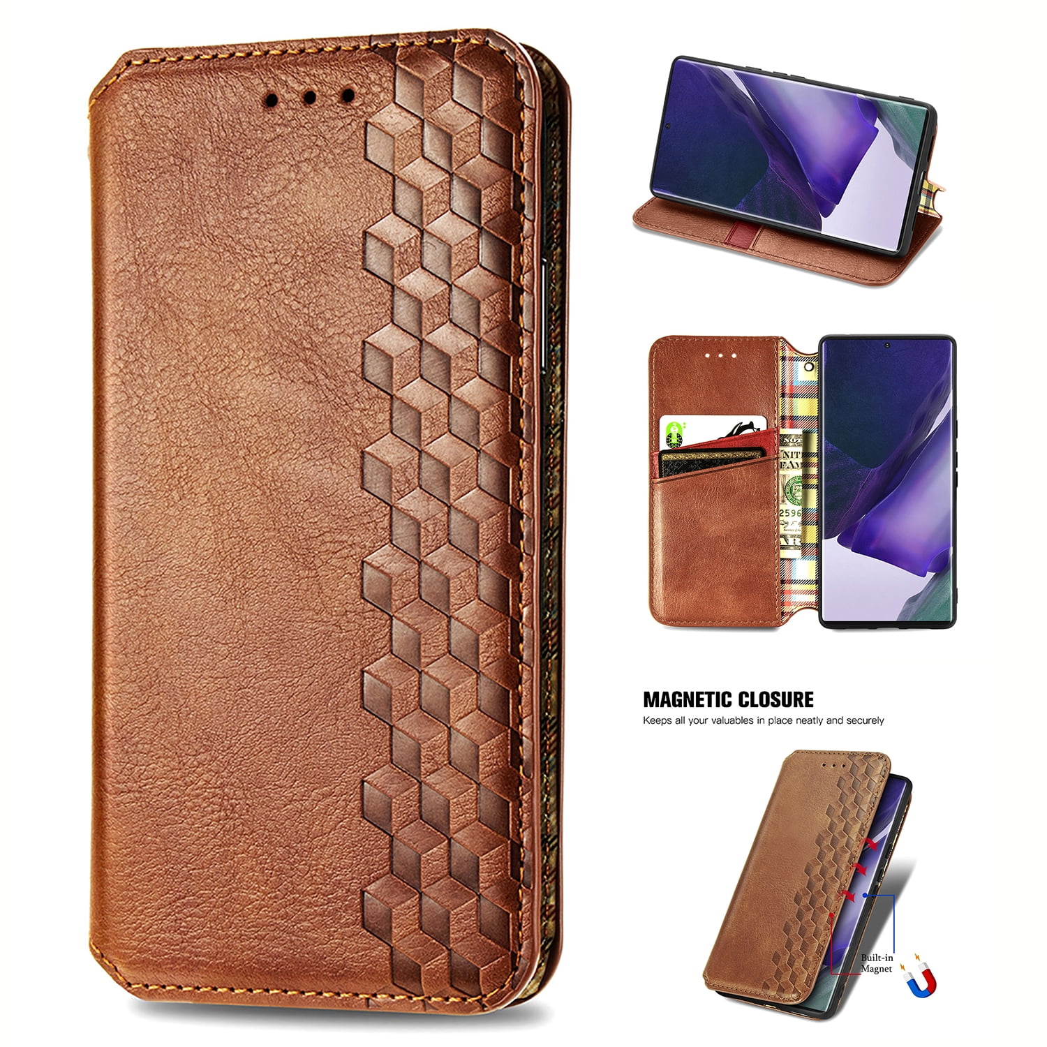 Compatible for Motorola G Stylus 5G (2024) Wallet Case, Embossed ...