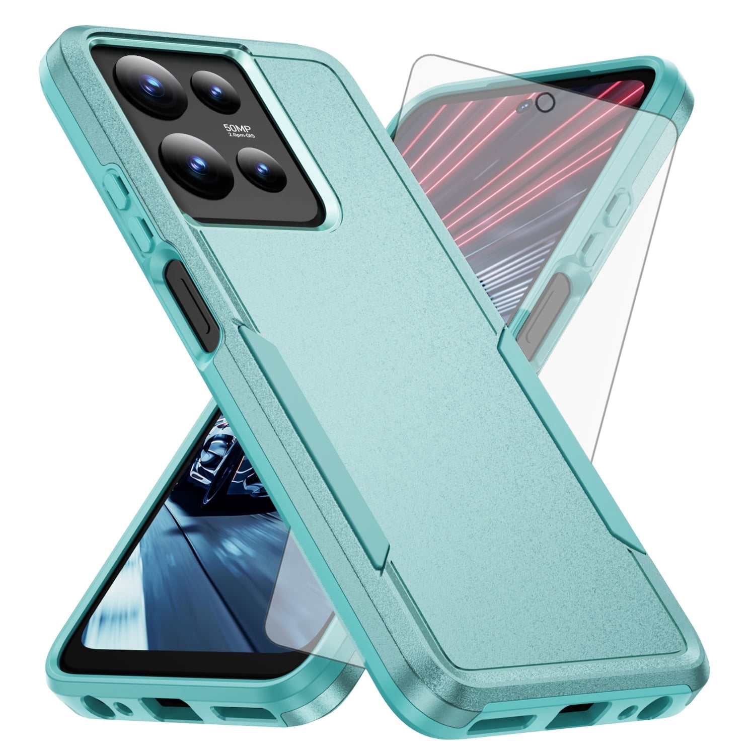 Compatible with Motorola Moto G 5G 2025 Phone Case Tempered Glass ...