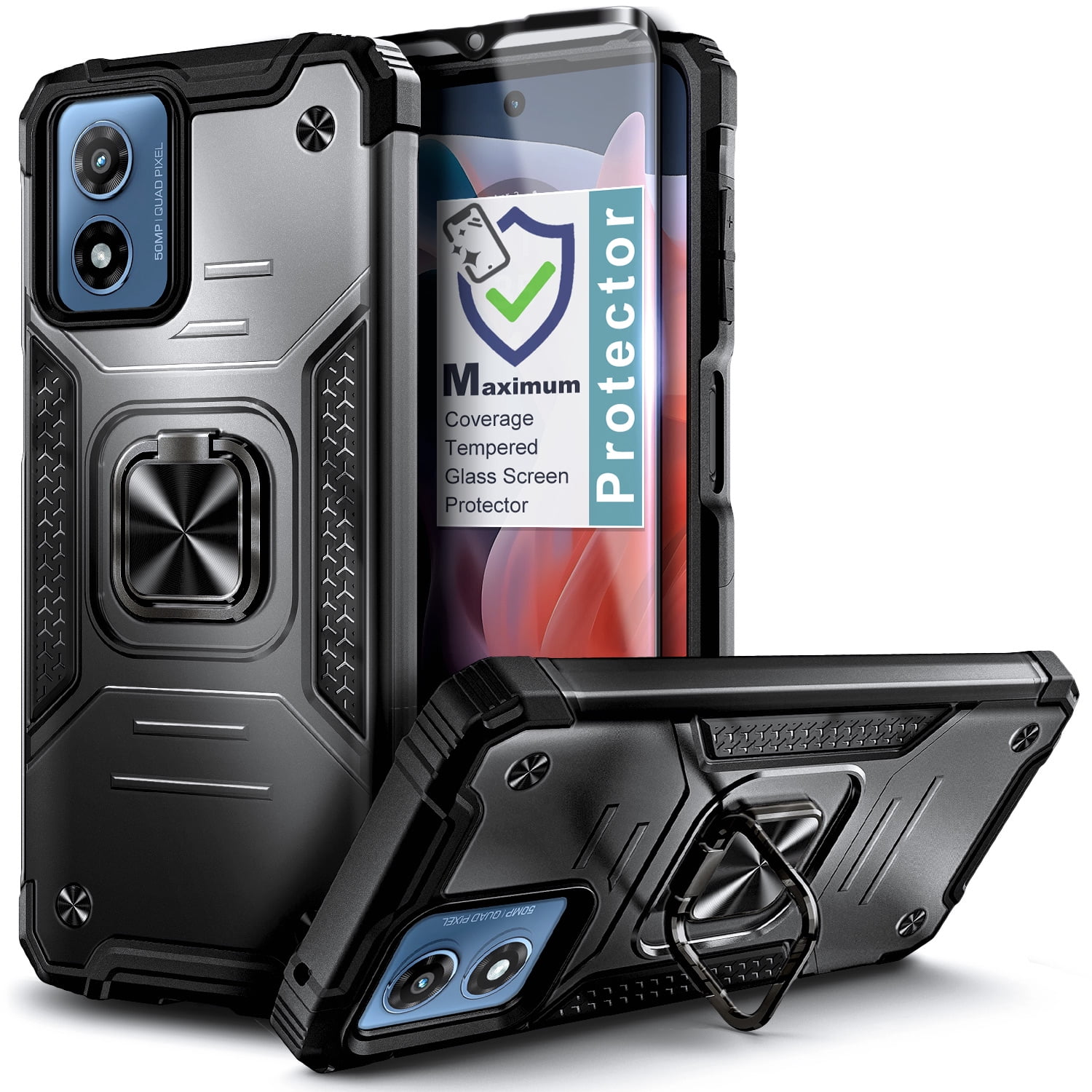 Nagebee Military-Grade Phone Case for Motorola Moto g PLAY 2024 with ...