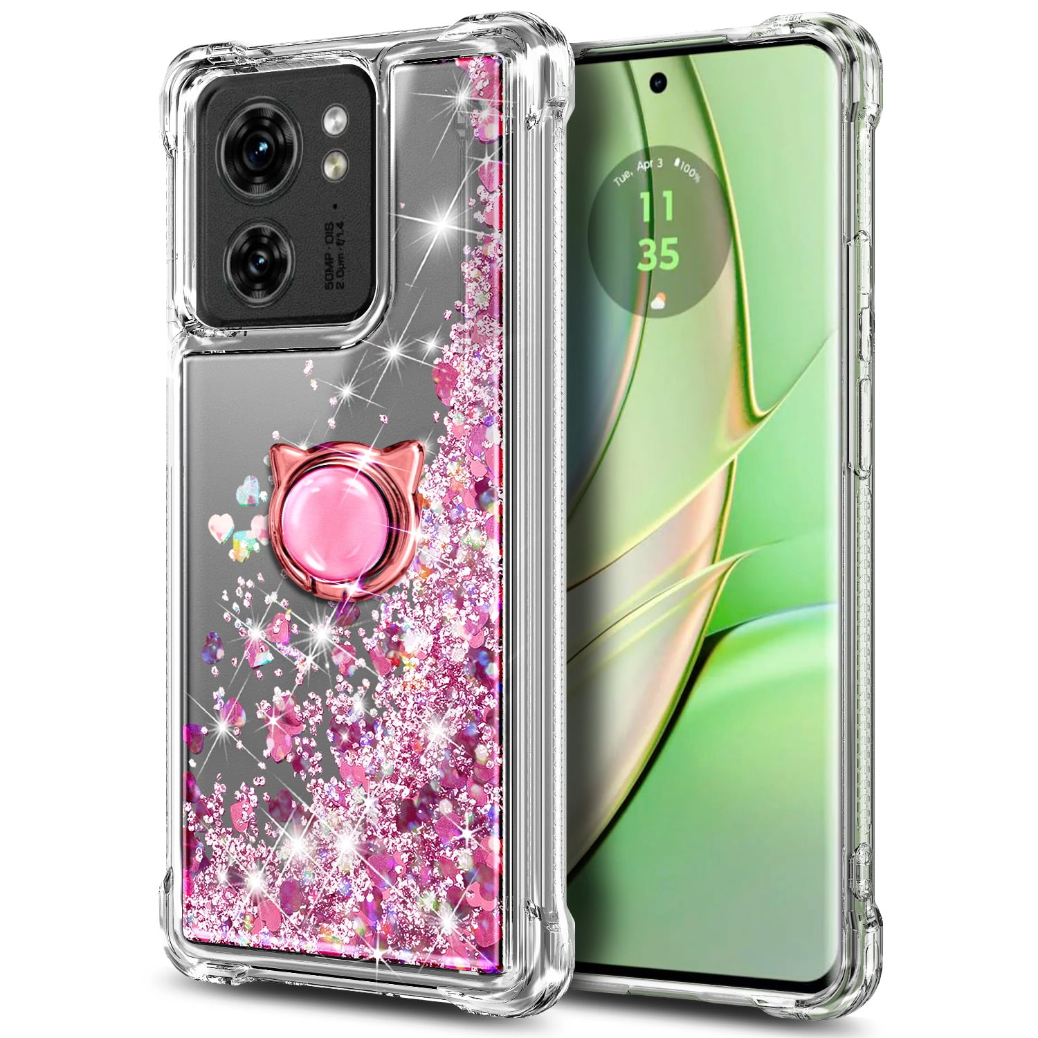Compatible with Motorola edge (2023) Case / edge 40 Case with Ring ...