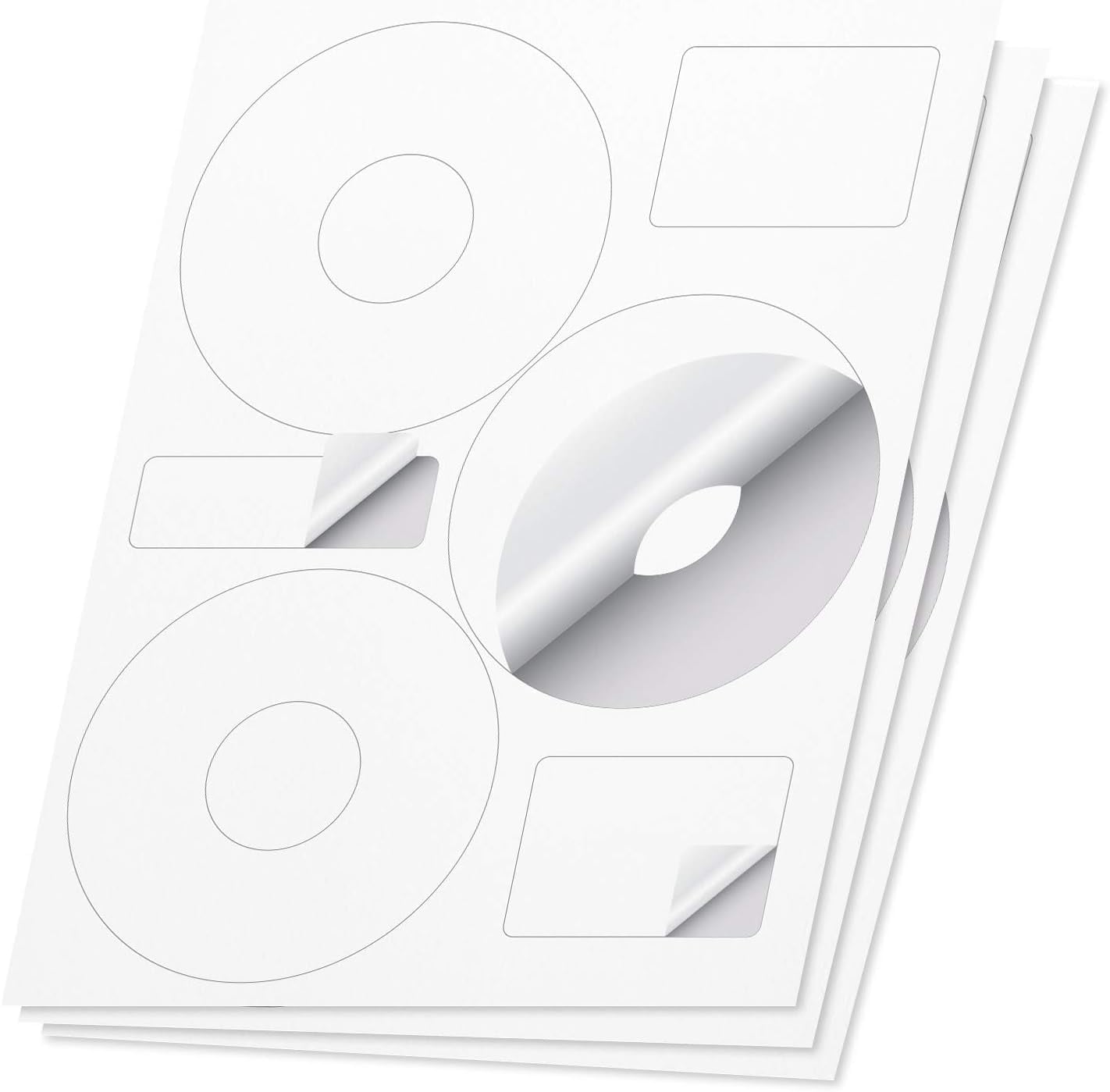 Compatible with Neato CLP-192301, 3X DISC CD/DVD Labels with Case ...