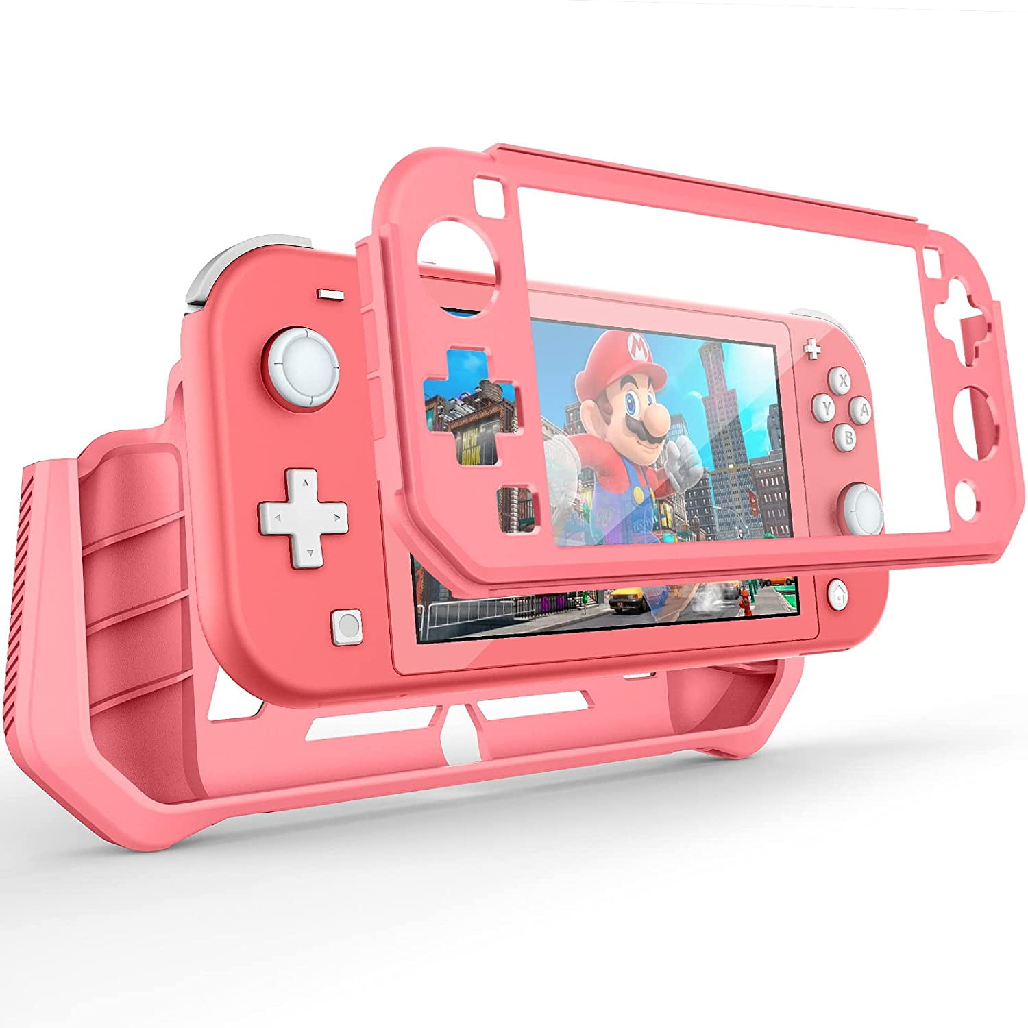 Compatible Nintendo Switch Lite Screen Protector Case Cover with Hand ...