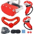 Compatible with Oculus Quest 2 Silicone Case Accessory with VR Case ...
