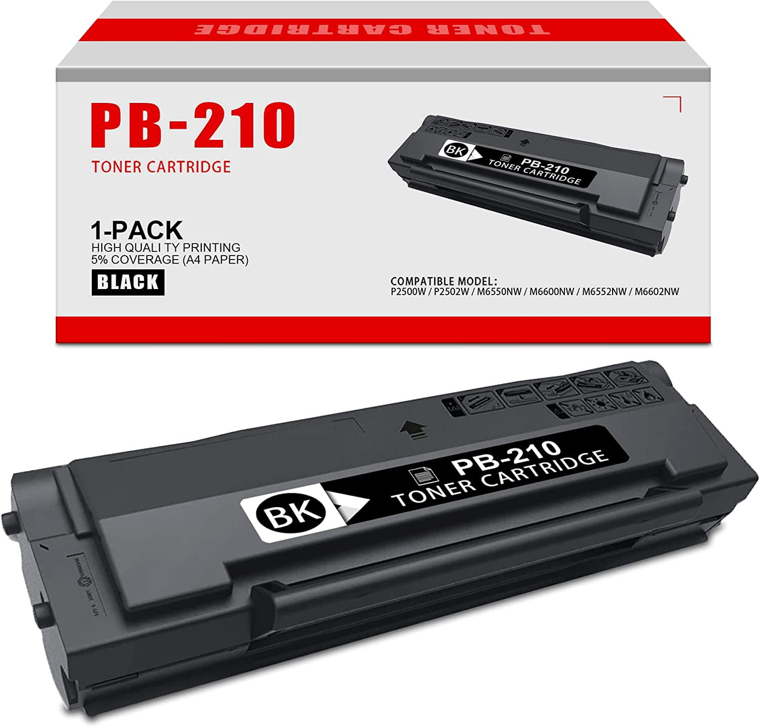 Compatible PB-210 PB210 Toner Cartridge Replacement for Pantum P2500W ...