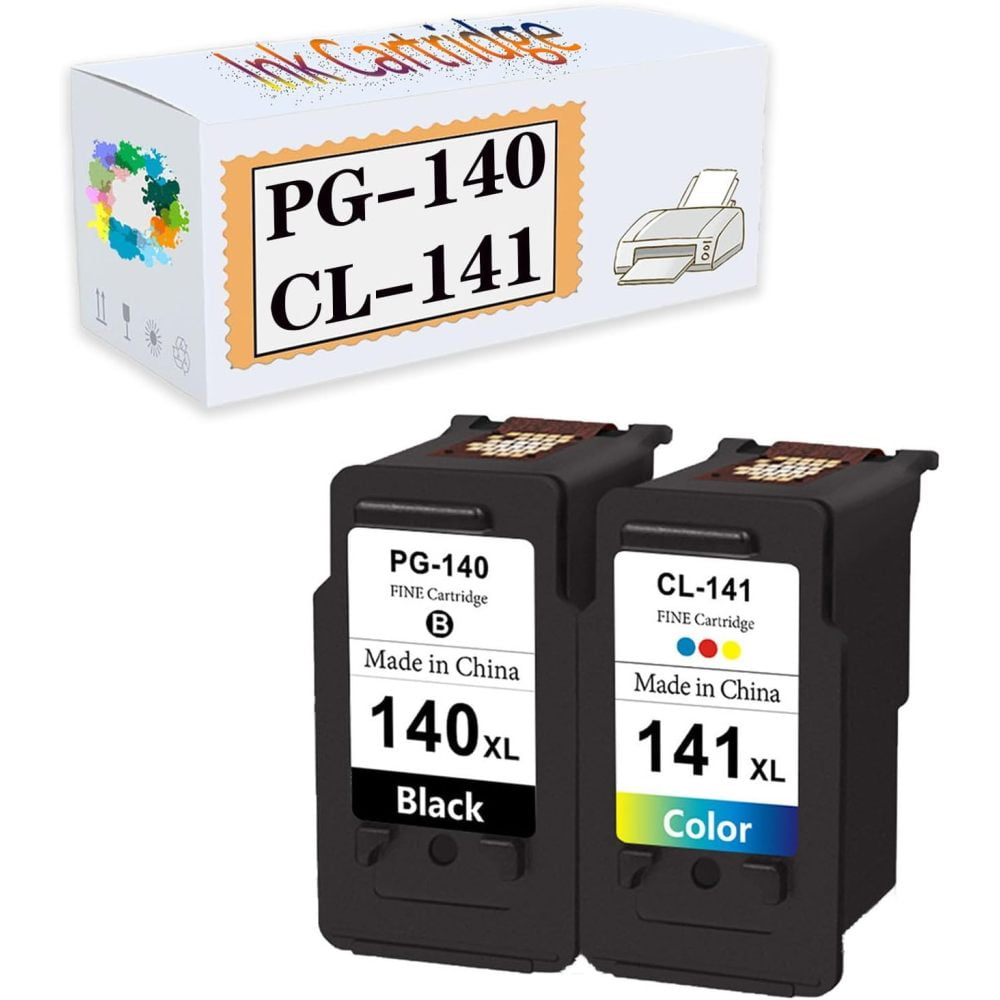 Compatible PG-140 CL-141 PG140 CL141 Ink Cartridges Replacement for ...