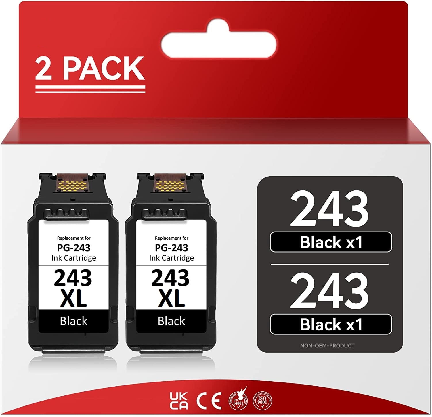 Compatible PG-243XL PG 243 XL High Yield Black Ink Cartridge ...