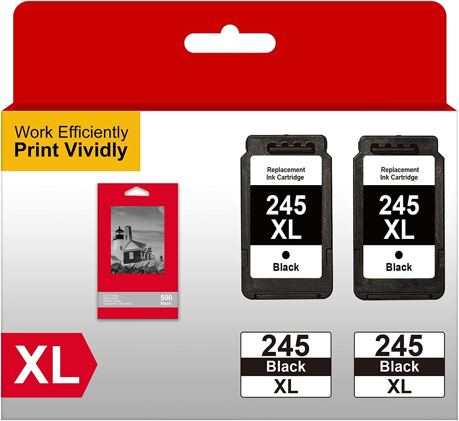 Compatible PG-245XL PG 245 XL High Yield Black Ink Cartridge ...
