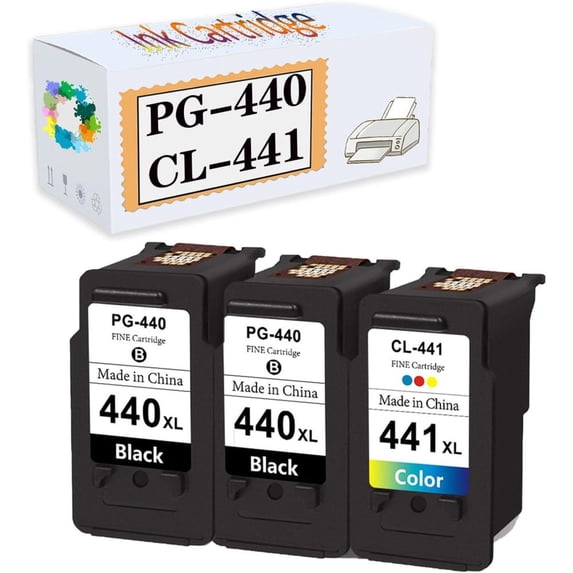 Compatible PG-440 CL-441 PG440 CL441 Ink Cartridges Replacement for ...