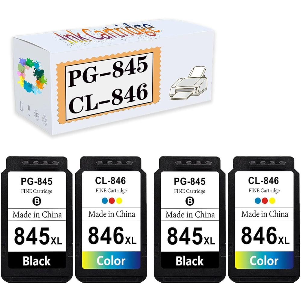 Compatible PG-845 CL-846 PG845 CL846 Ink Cartridges Replacement for ...