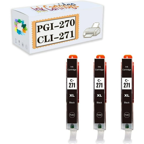 Compatible PGI-270 CLI-271 25ML Ink Cartridges Replacement for Canon ...