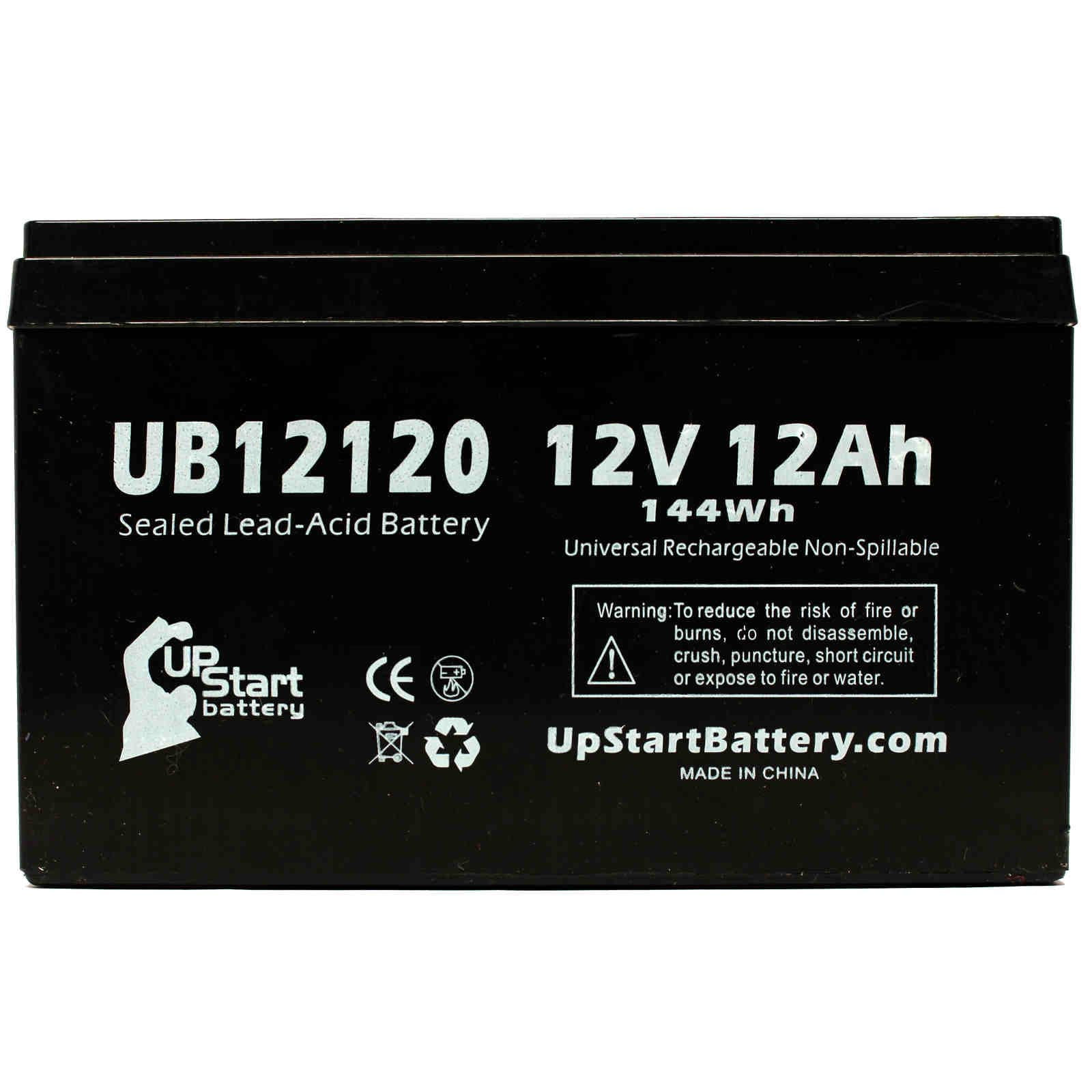 Compatible Pride Mobility Sonic Battery - Replacement UB12120 Universal ...