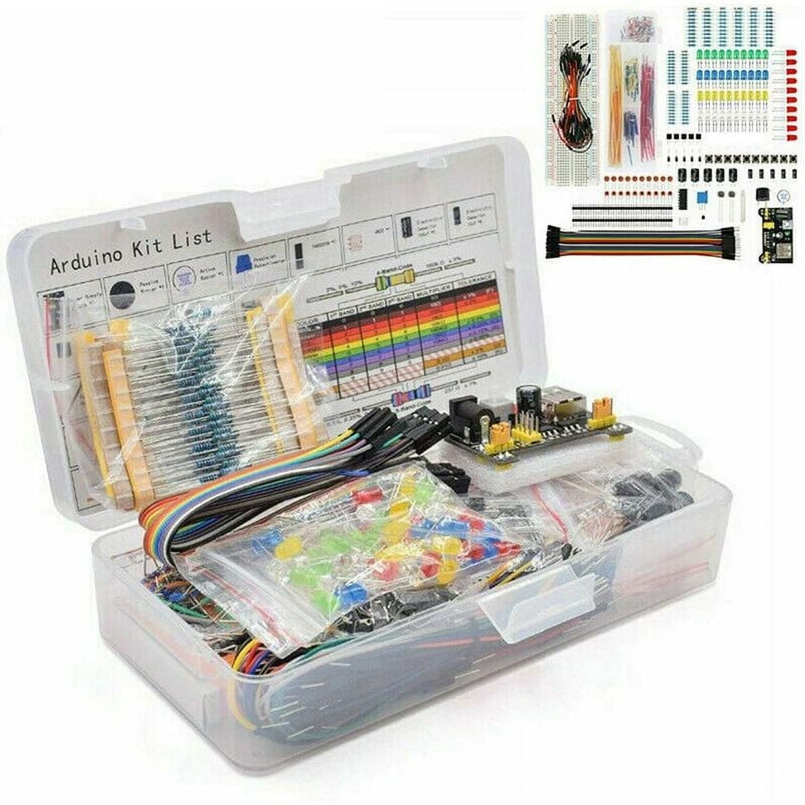 Compatible with Raspberry Pi, Electronic Component Kit, Power Module, Breadboard, Jumper Wires ...