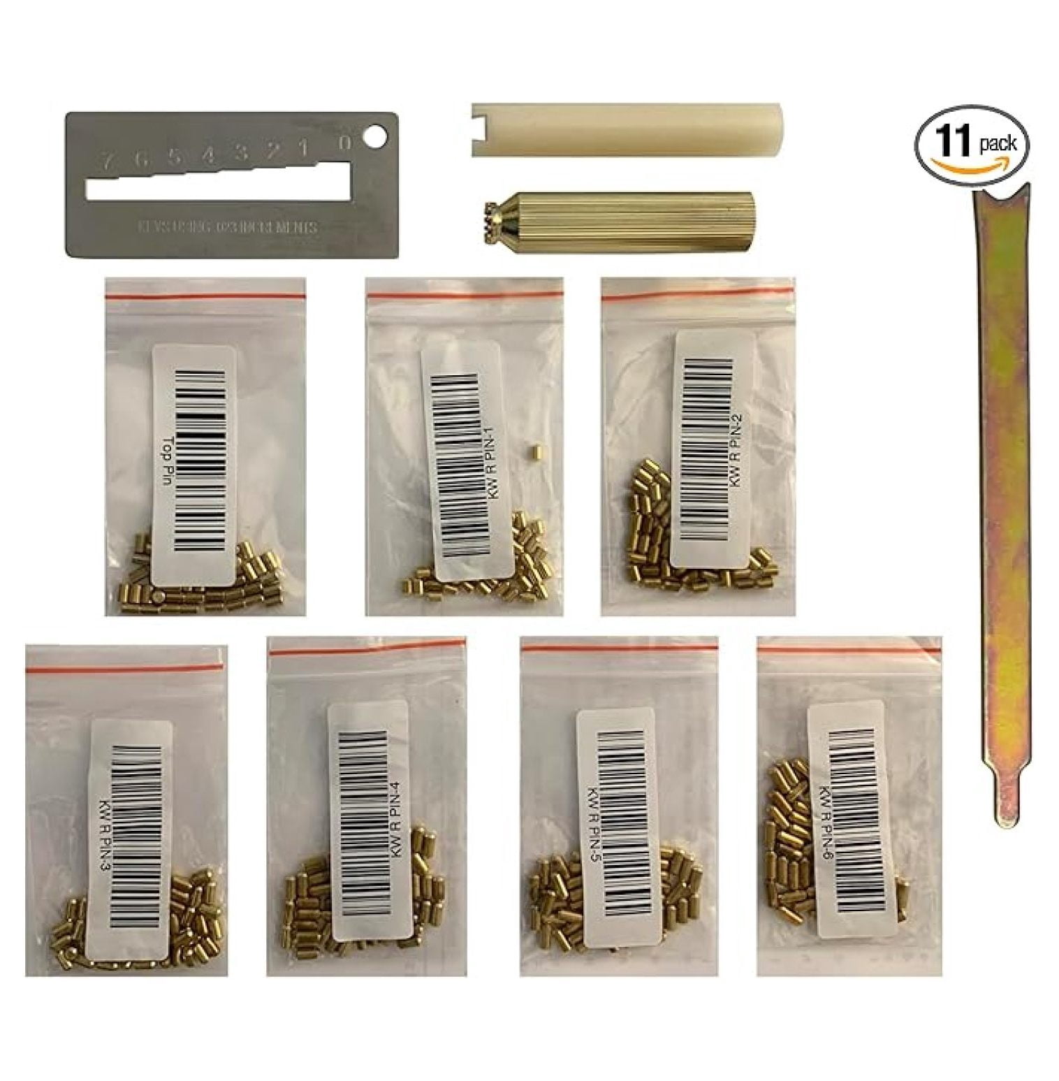 Compatible Rekey Kits Bottom Pins 1 to 6 Each 50 with 4 Tools, Follower ...