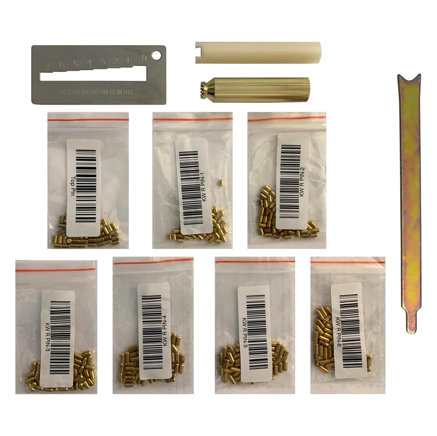 Compatible Rekey Kits Bottom Pins 1 to 6 Each 50 with 4 Tools, Follower ...