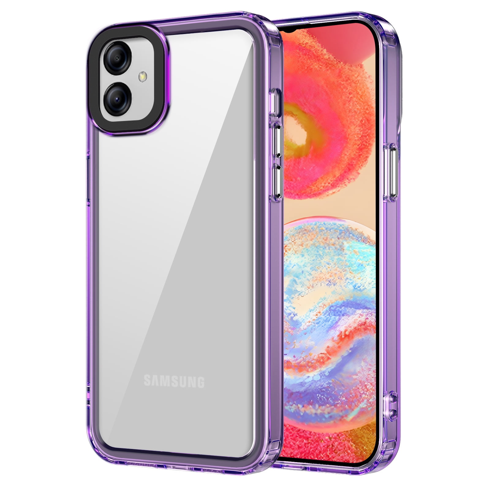 Compatible with Samsung Galaxy A04e Case, Clear Thin Soft TPU Slim Fit Mobile Phone Cover Anti ...