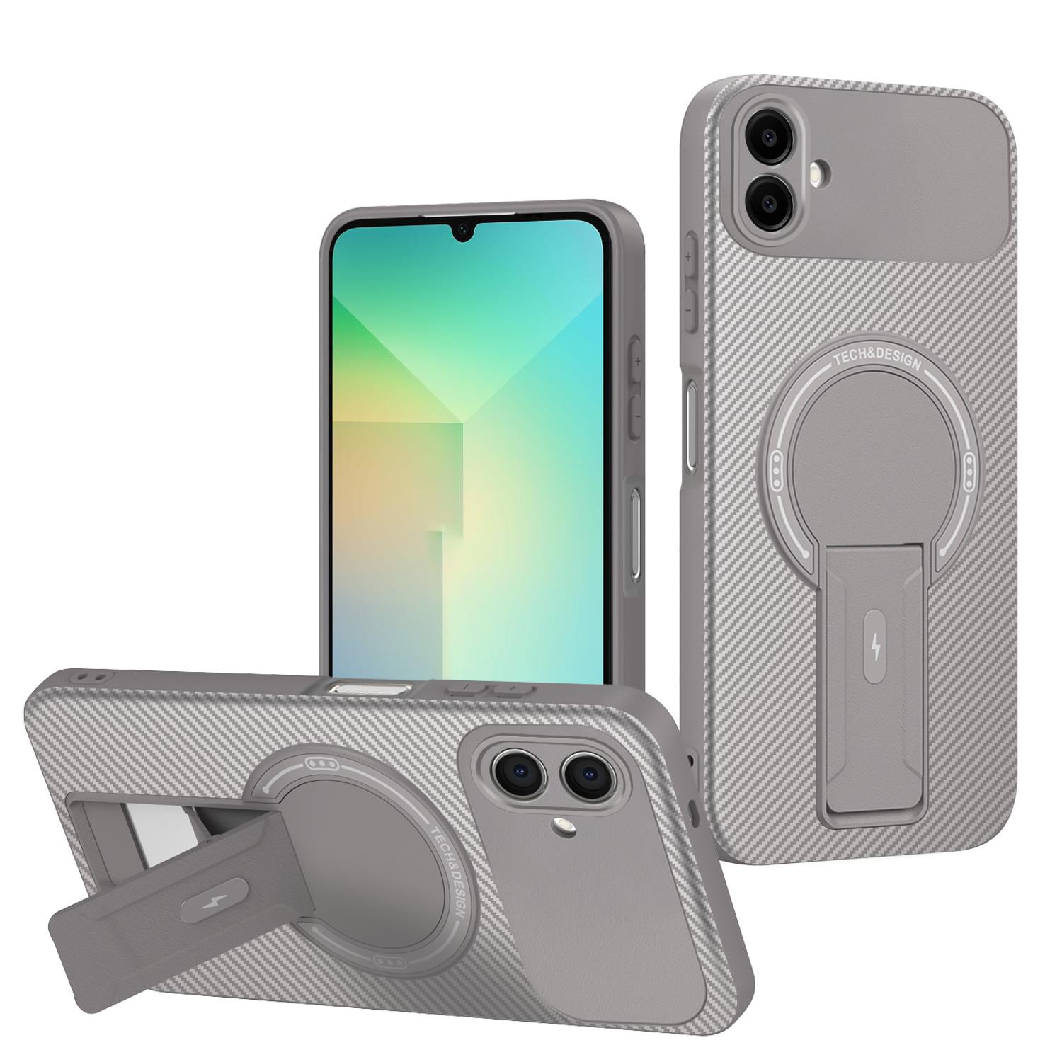 Compatible for Samsung Galaxy A05 Magnetic Case, Carbon Fiber Texture ...