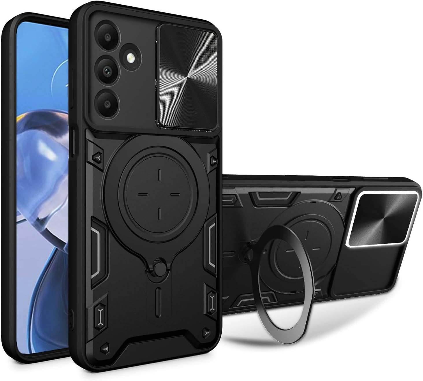 Compatible with Samsung Galaxy A13 5G Case,with Slide Camera Lens Cover Compatible with Samsung ...