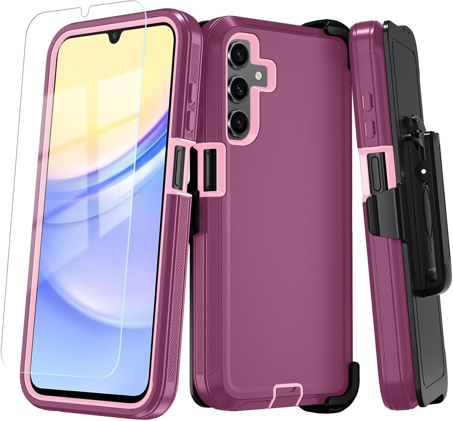 Compatible with Samsung Galaxy A14 5G Case with HD Screen Protector (2 ...