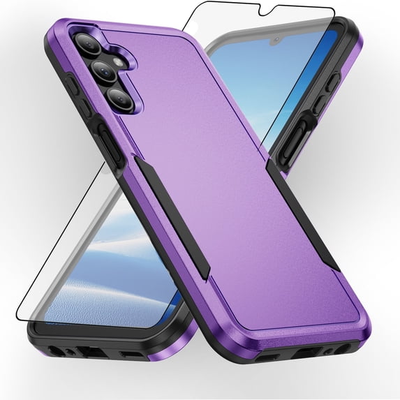 Compatible with Samsung Galaxy A15 5G/4G Phone Case Tempered Glass ...