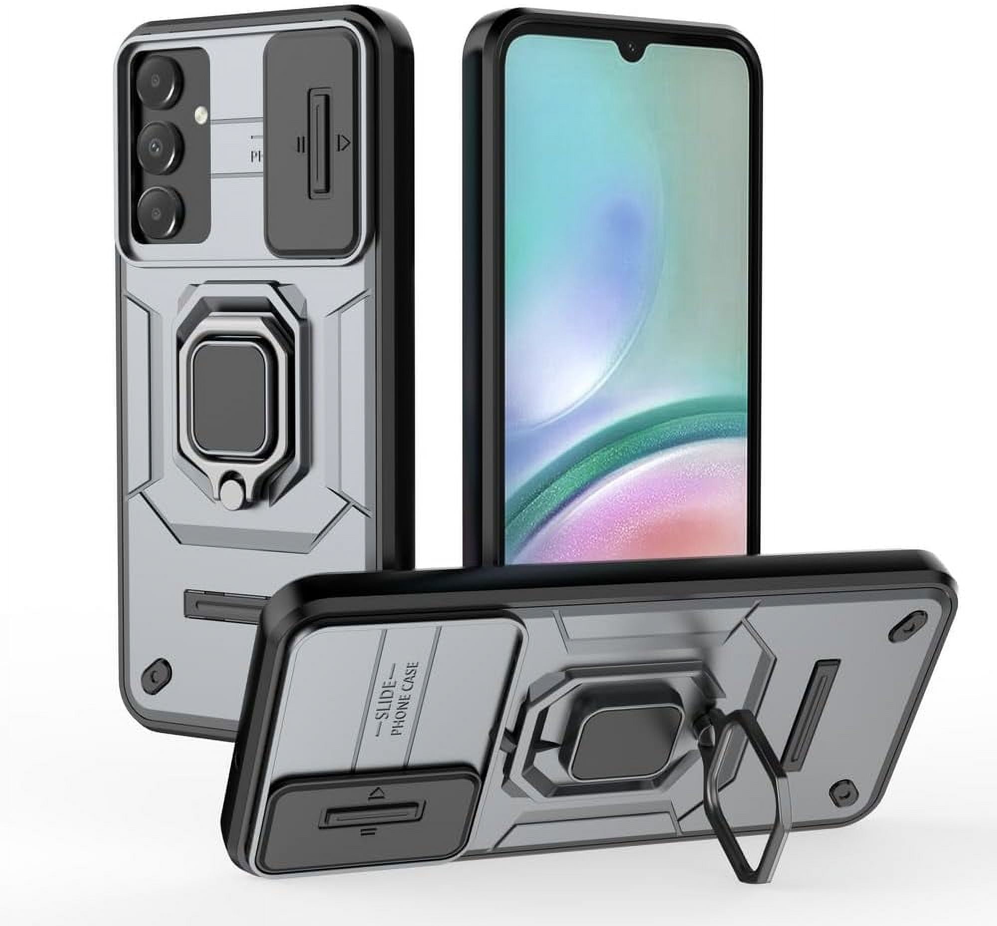 Compatible with Samsung Galaxy A15 5G Bracket Shell,with Slide Camera ...