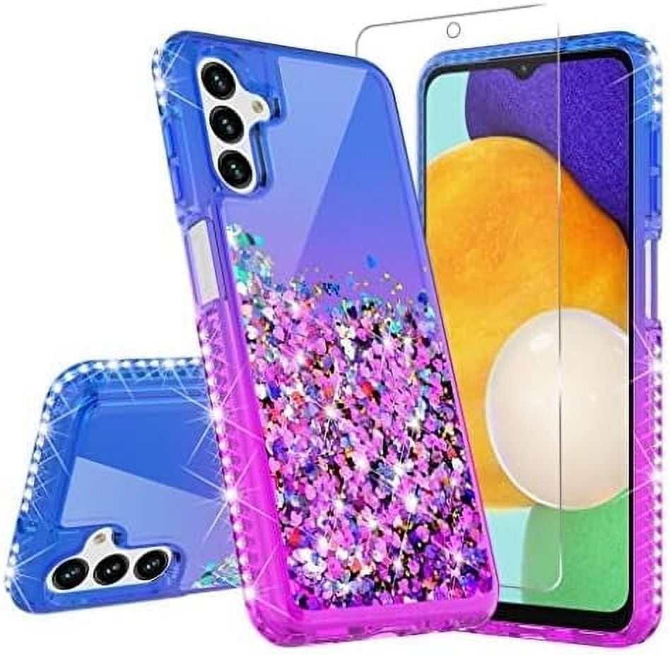Compatible for Samsung Galaxy A15 5G Liquid Glitter Phone Case Cover ...