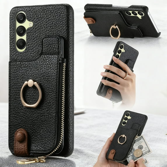 Compatible for Samsung Galaxy A16 5G Wallet Case with RFID Blocking ...