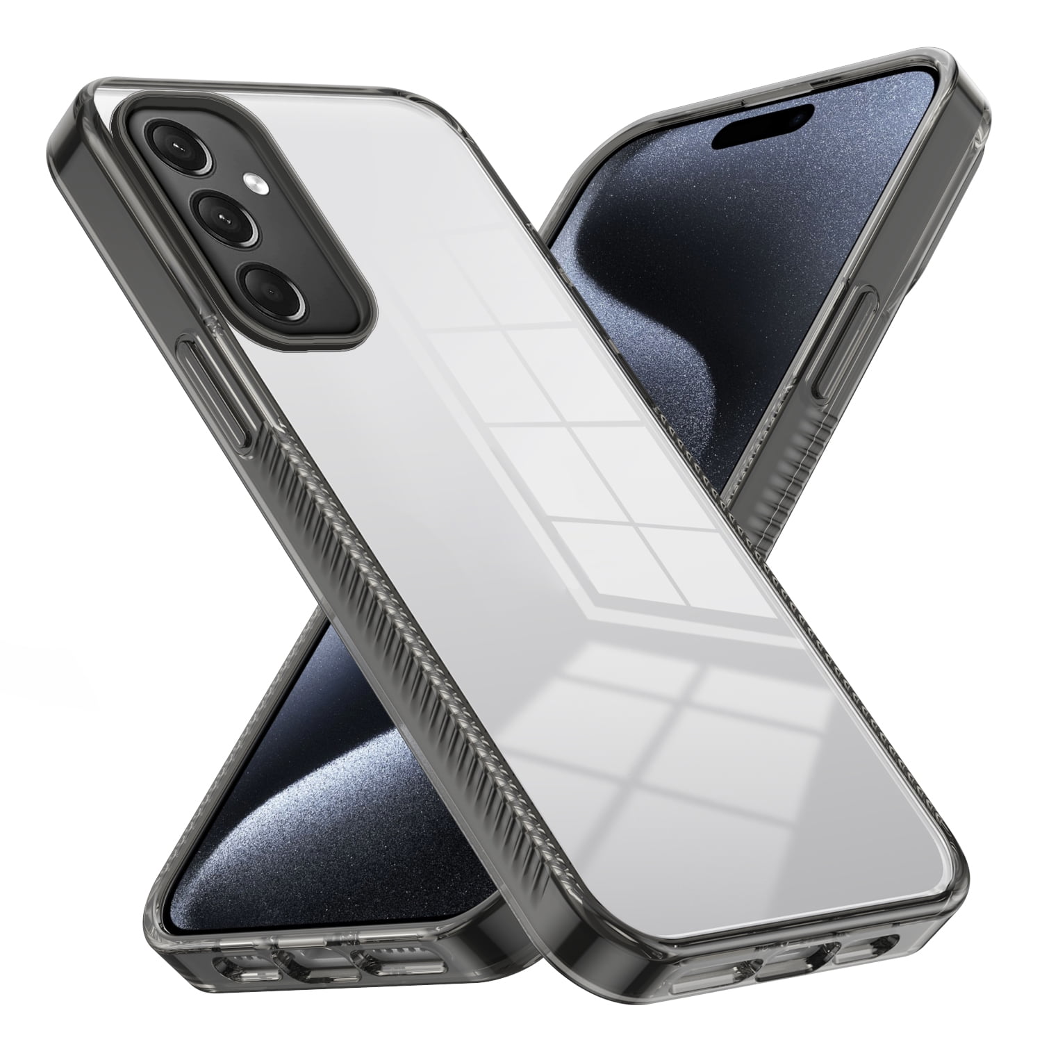 Compatible with Samsung Galaxy A24 4G Case Clear with Color Border ...