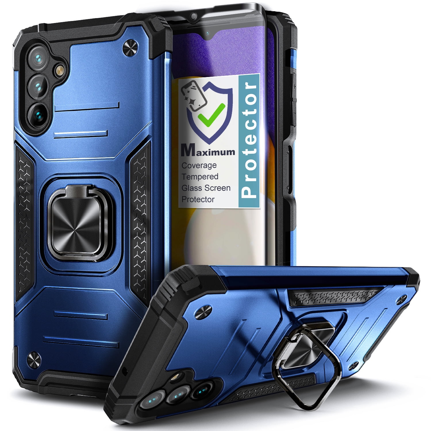 Compatible for Samsung Galaxy A25 5G Phone Case with Tempered Glass ...