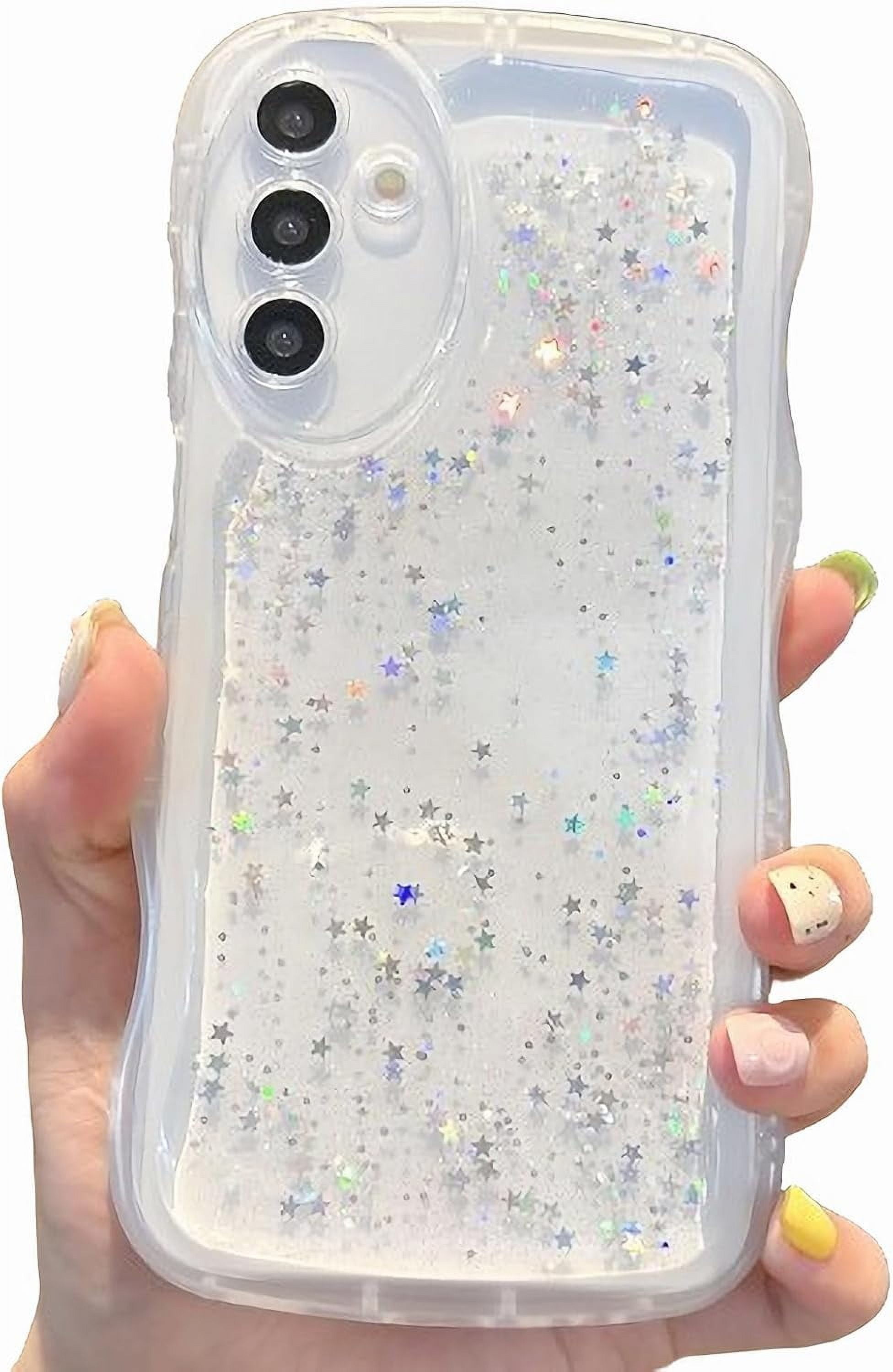 Compatible with Samsung Galaxy A35 5g Glitter Clear Phone Case,Cute ...