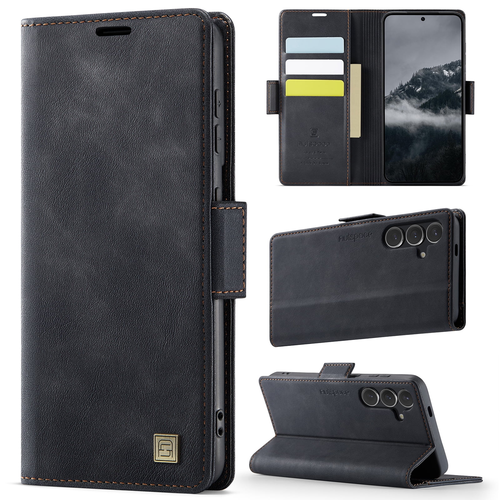 Compatible with Samsung Galaxy A35 Wallet Case, PU Leather Flip Folio ...
