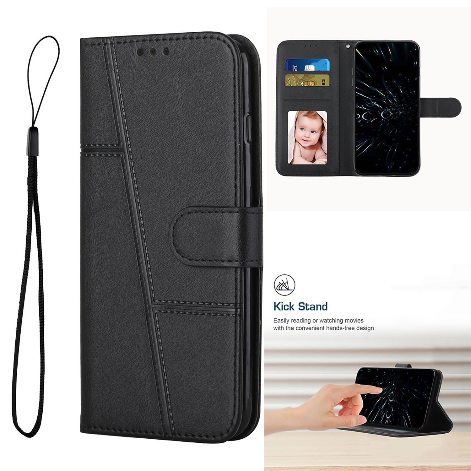 Compatible for Samsung Galaxy A36 5G Wallet Case, Card Slots Holder ...