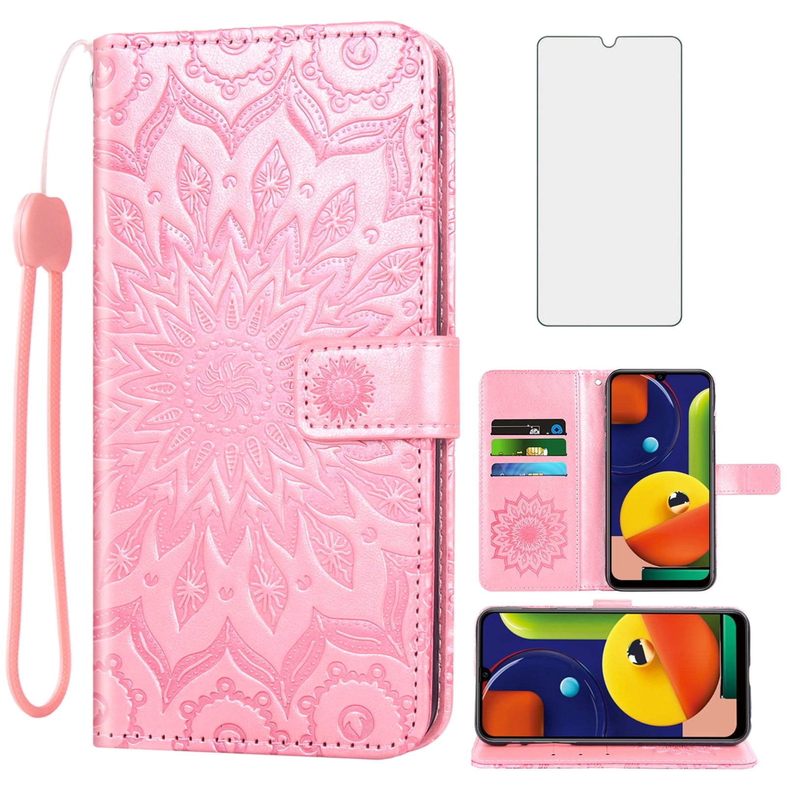Compatible with Samsung Galaxy A50 A50S A30S Wallet Phone Case and ...