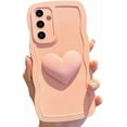 Compatible with Samsung Galaxy A55 5G Cute 3D Love Heart Phone Case ...
