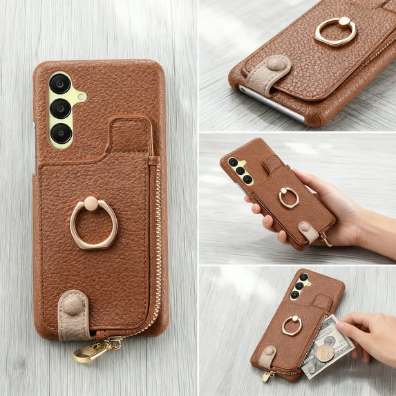 Compatible for Samsung Galaxy A56 5G Wallet Case with RFID Blocking ...