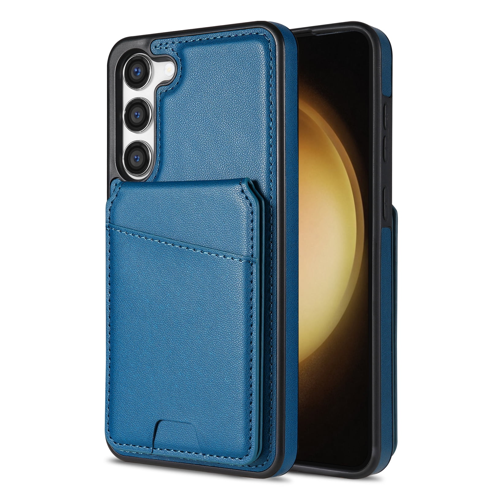 Compatible With Samsung Galaxy S21 Magnetic Detachable Wallet Case,PU ...