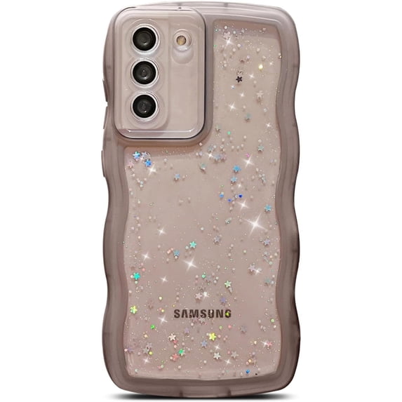 Compatible with Samsung Galaxy S21 Plus Case 6.7",Glitter Clear Bling ...