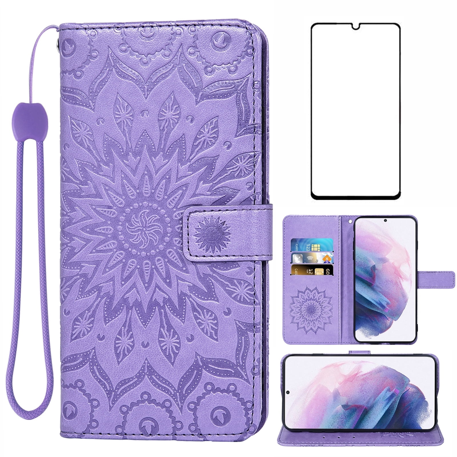 Compatible with Samsung Galaxy S21 Plus S21+ 5G Wallet Phone Case and ...