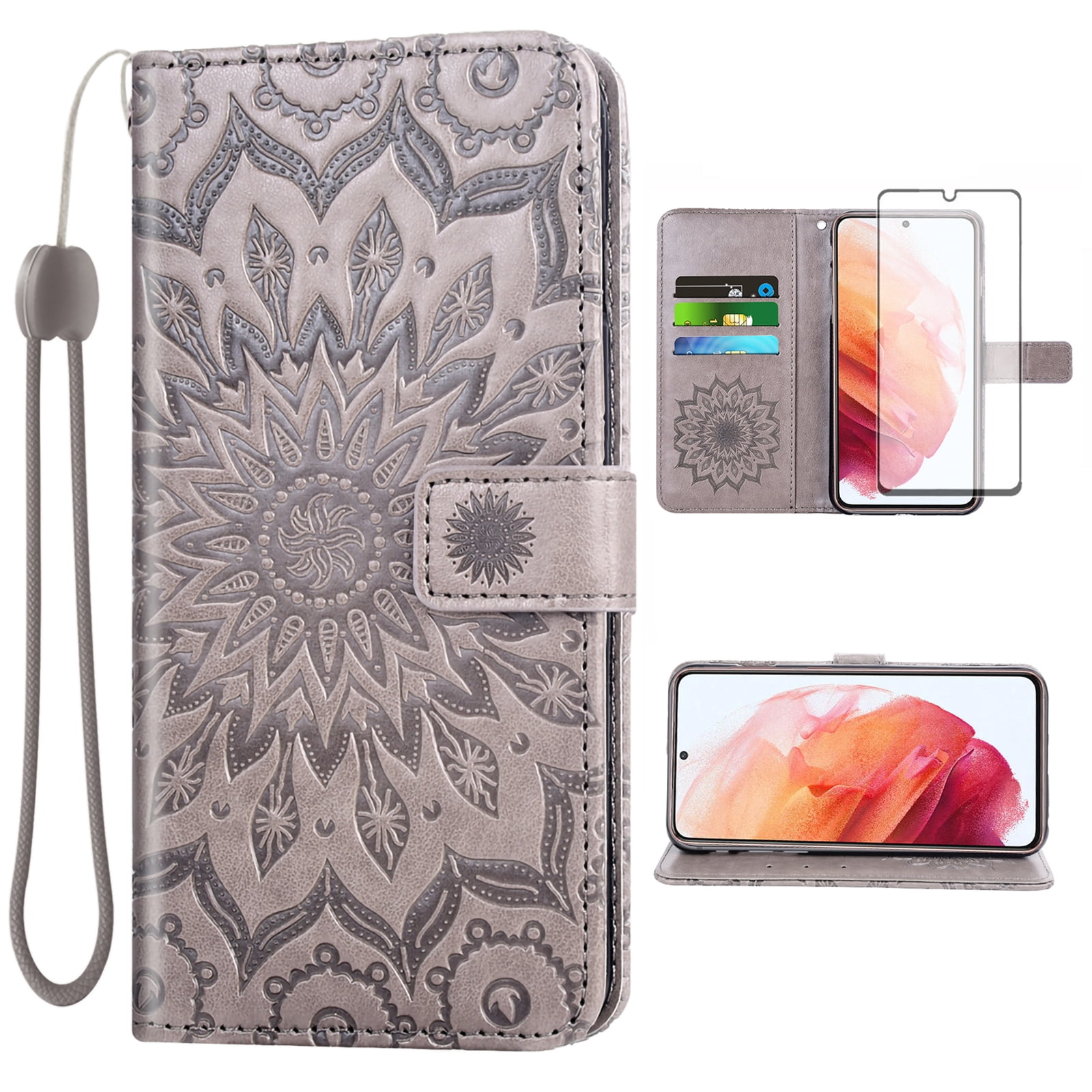 Compatible with Samsung Galaxy S21 Plus S21+ 5G Wallet Phone Case and ...