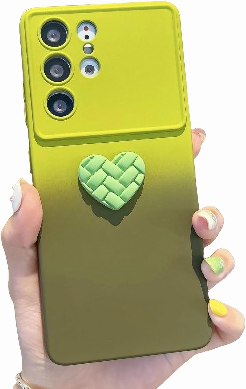 Compatible with Samsung Galaxy S21 Ultra Cute 3D Love Heart Phone Case ...