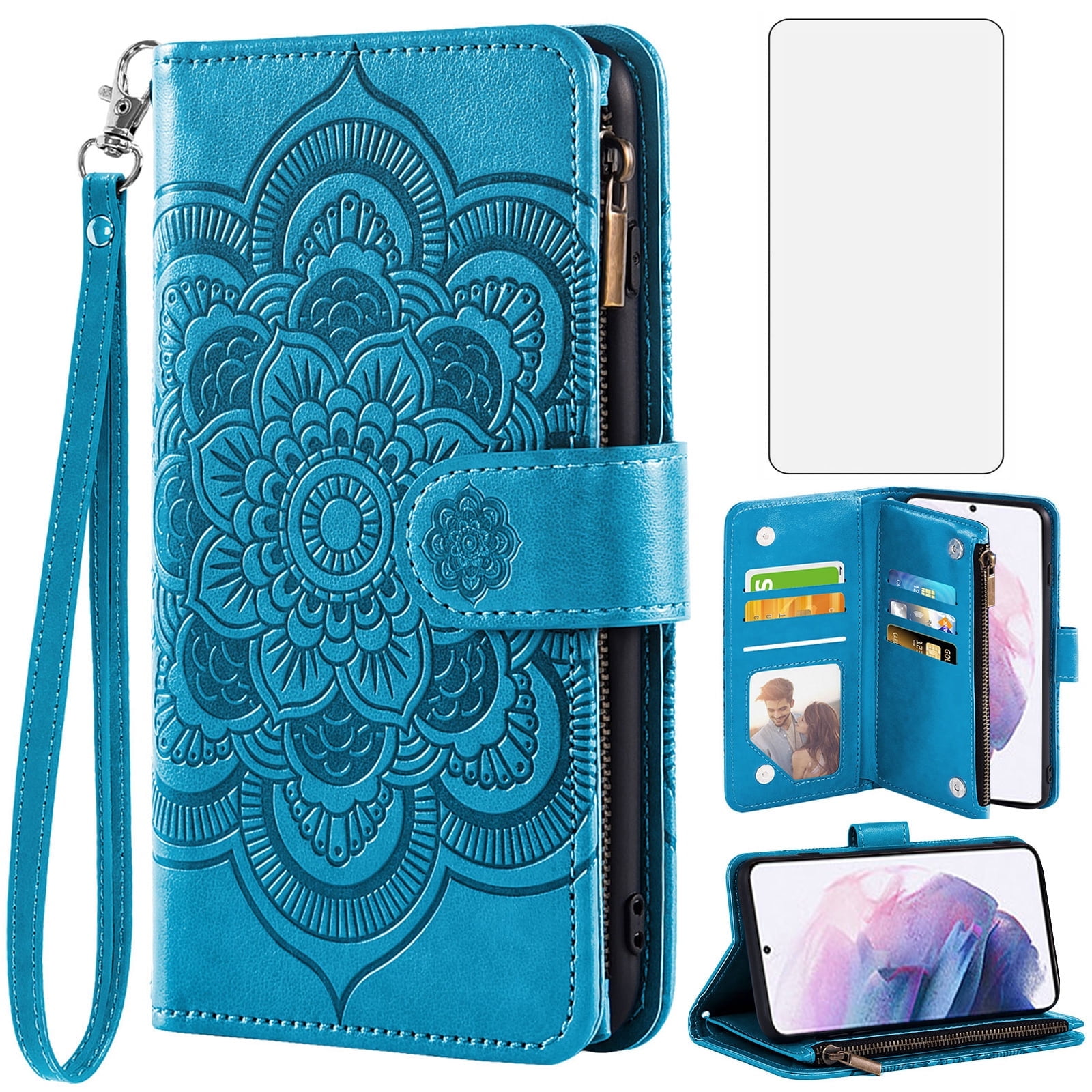 Compatible with Samsung Galaxy S22 Plus S22+ 5G Wallet Phone Case and ...