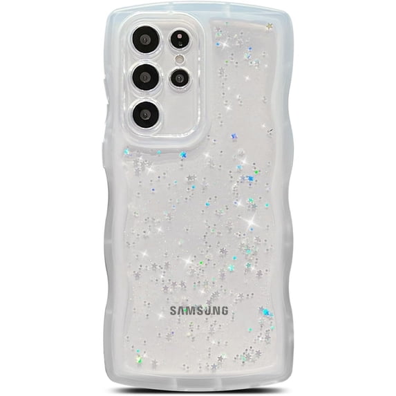 Compatible with Samsung Galaxy S22 Ultra Case 6.8",Glitter Clear Bling ...