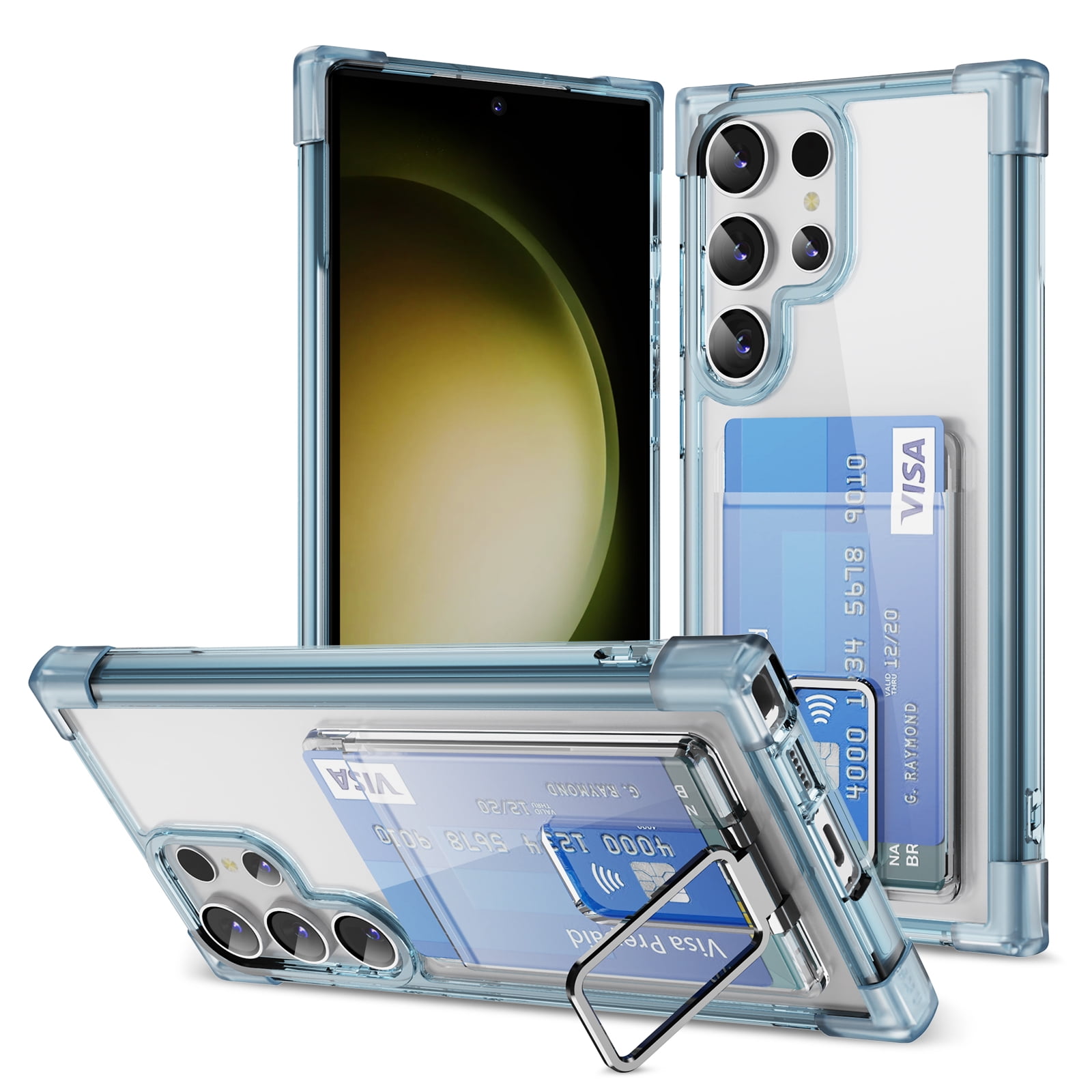 Compatible with Samsung Galaxy S22 Ultra Crystal Case, Minimalist ...