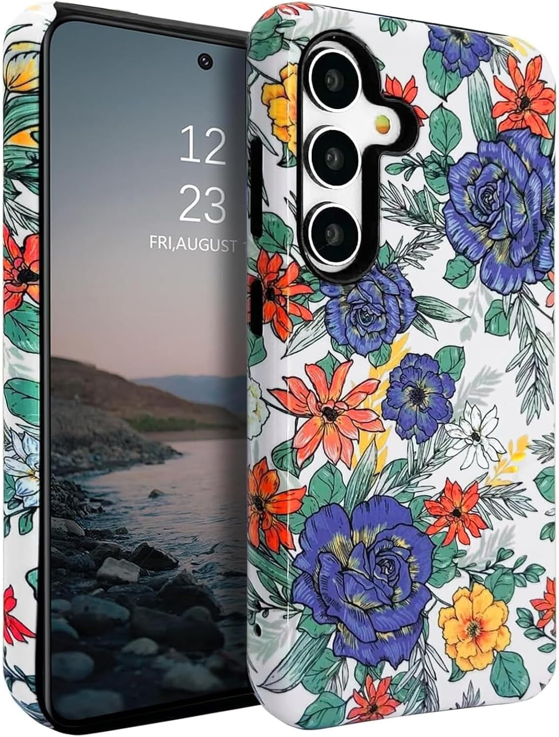 Compatible with Samsung Galaxy S23 Case 6.1 inch Dual-Layer Heavy Duty ...