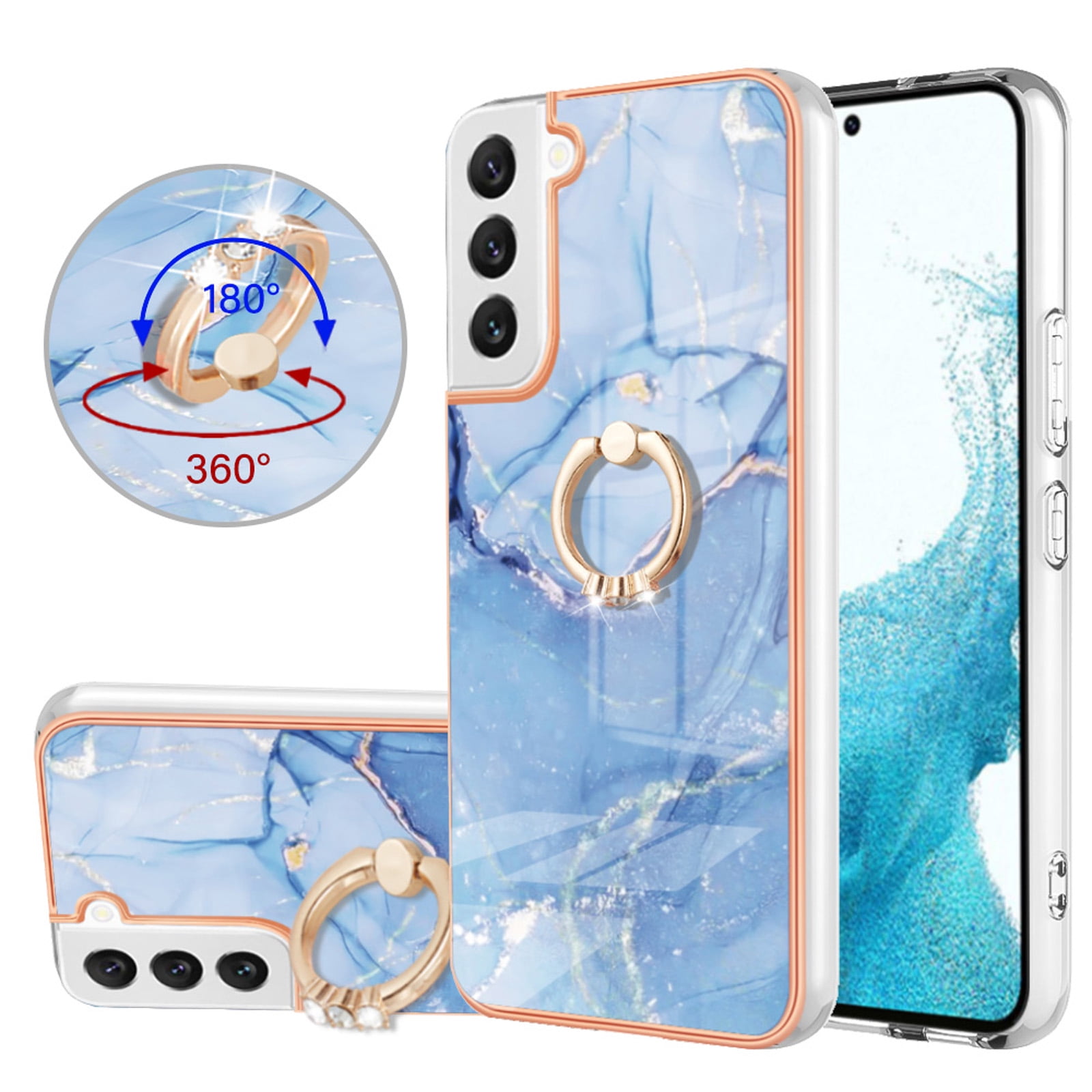 Compatible with Samsung Galaxy S23 Plus Case, Fantastic Marble ...