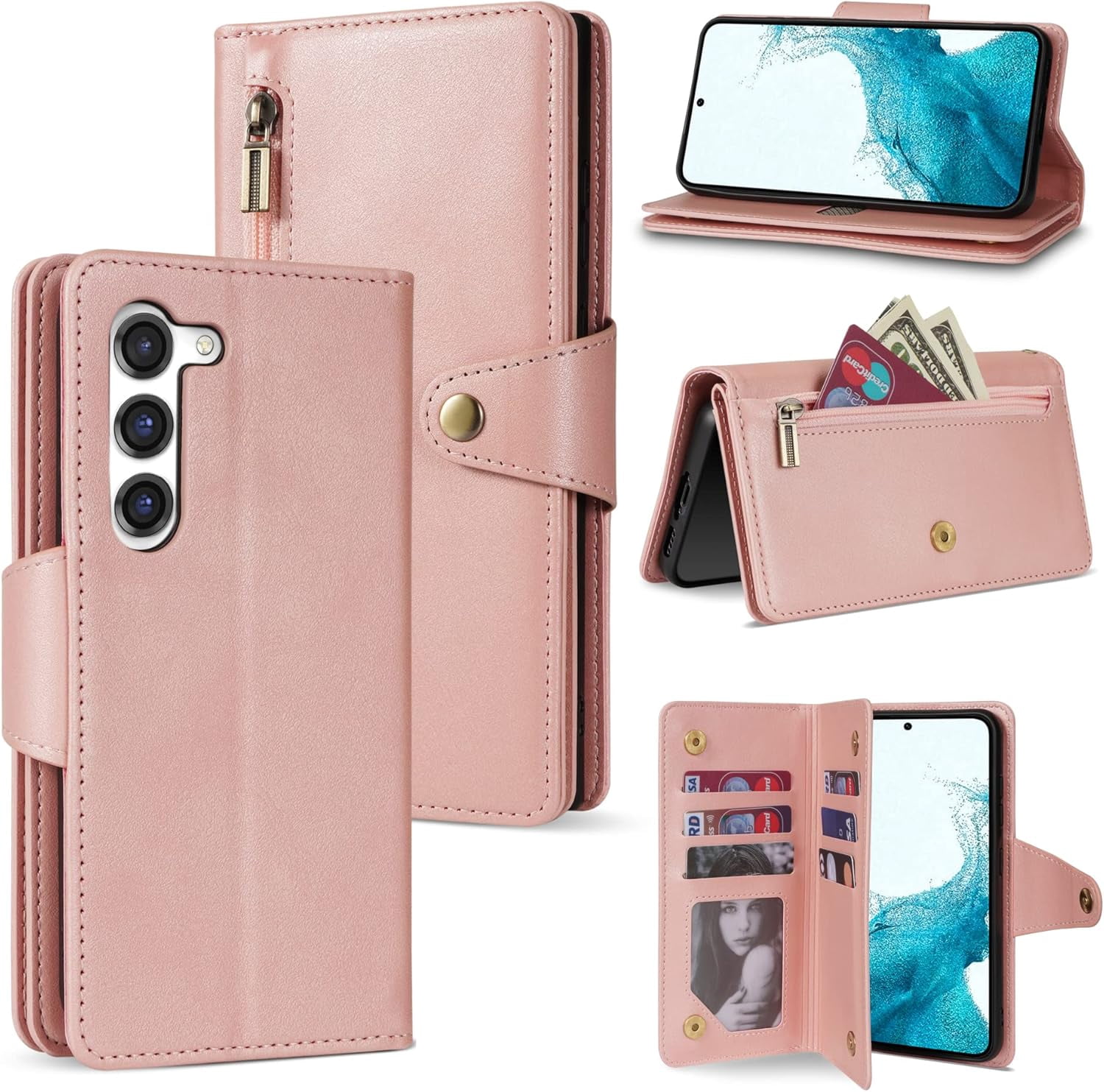 Compatible with Samsung Galaxy S23+Plus Case Wallet with RFID Blocking ...