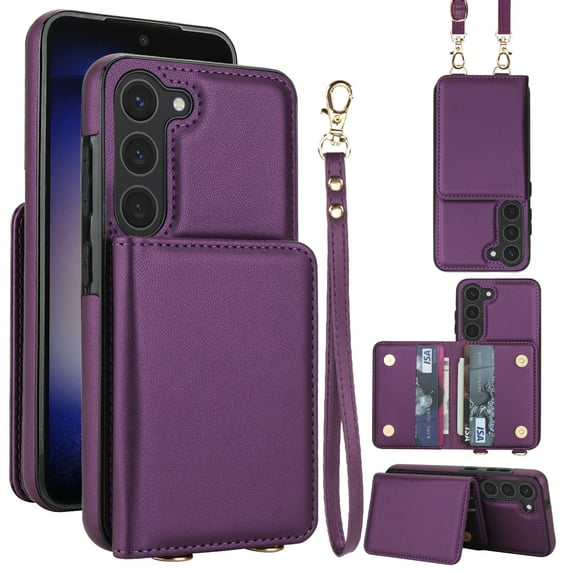 Compatible with Samsung Galaxy S23 Plus Crossbody Strap & Wrist Strap ...