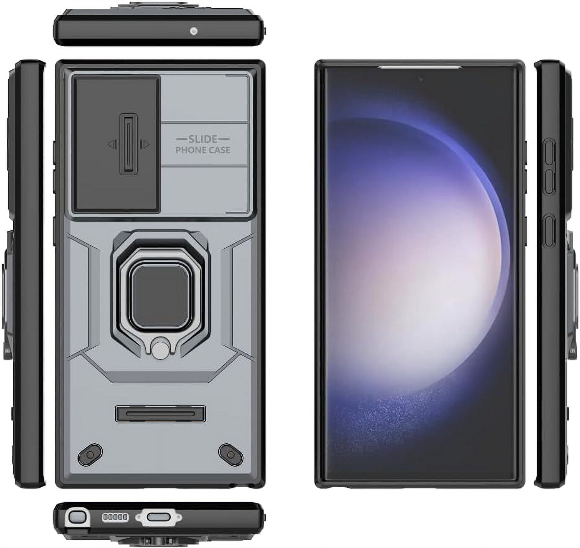 Compatible with Samsung Galaxy S23 Ultra Bracket Shell,with Slide ...