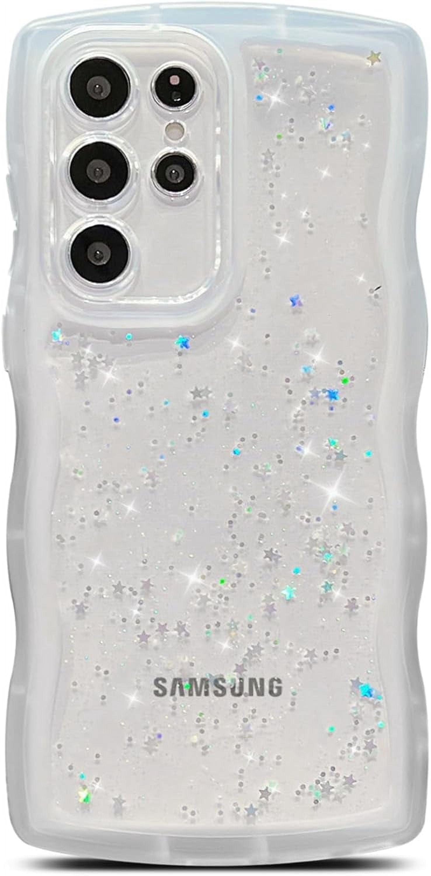 Compatible with Samsung Galaxy S23 Ultra Case 6.8",Glitter Clear Bling ...